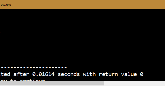 Program in C and C++ to print arrow pattern