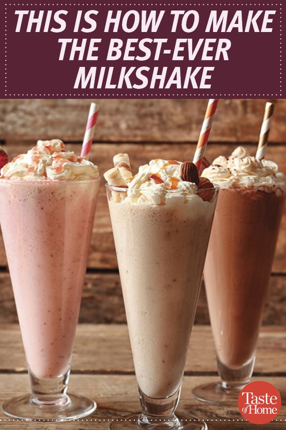 How to Make the Best Milkshake Ever - THE BEST RECIPE OPTIONS