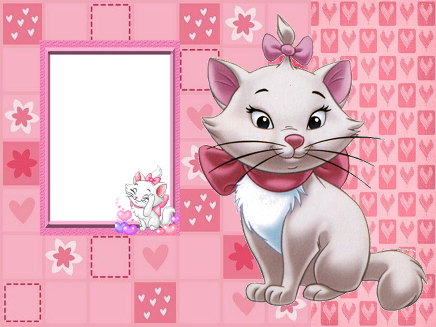 ♥ Moldurasda Gatinha Marie♥