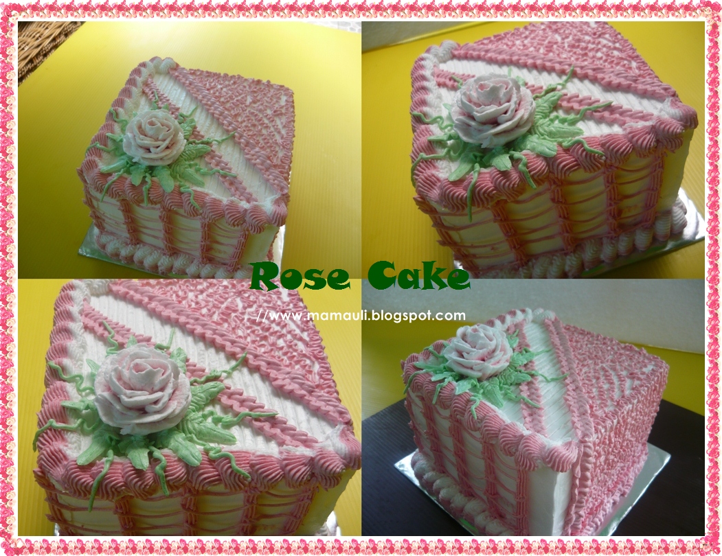 Mom's Uli Rumah Kue: Rose Cake