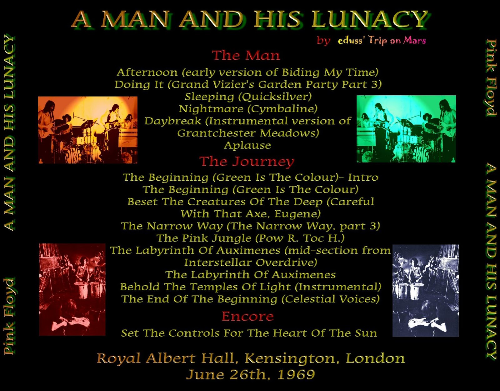 PINK FLOYD: Pink Floyd 'A Man And His Lunacy'