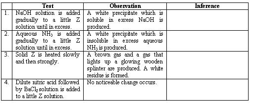 Learning Chemistry: Salt - Qualitative analysis of salt