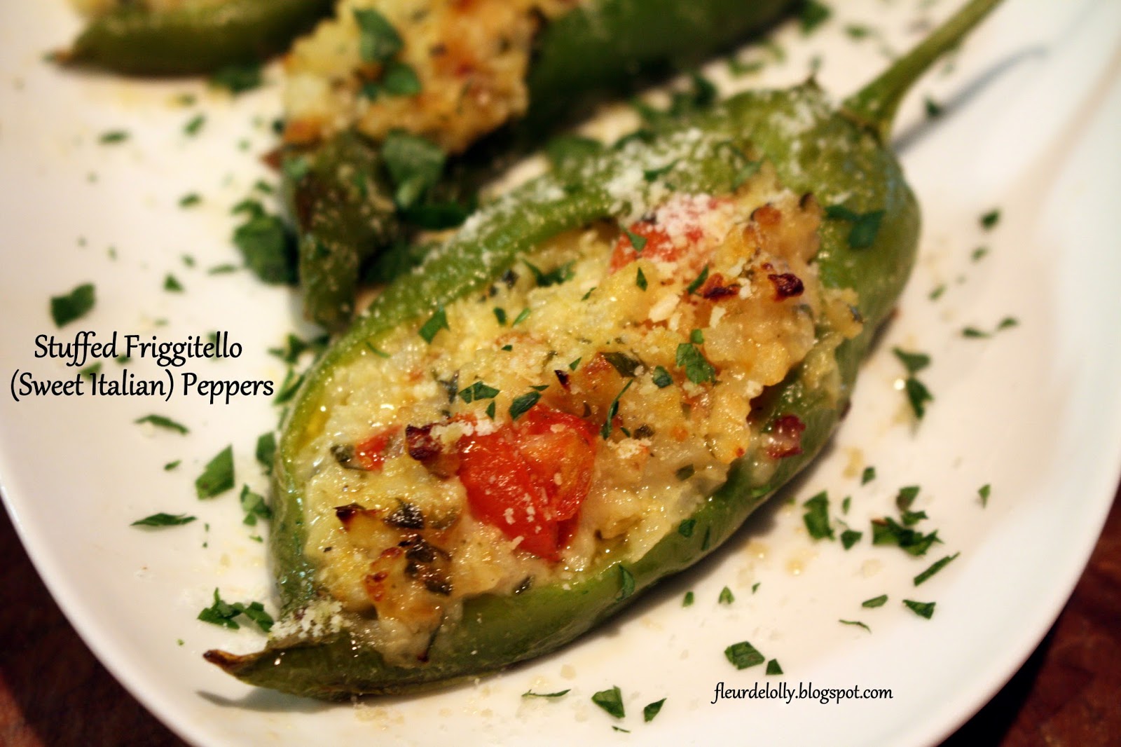 Fleur de Lolly: Stuffed Friggitello (Sweet Italian) Peppers