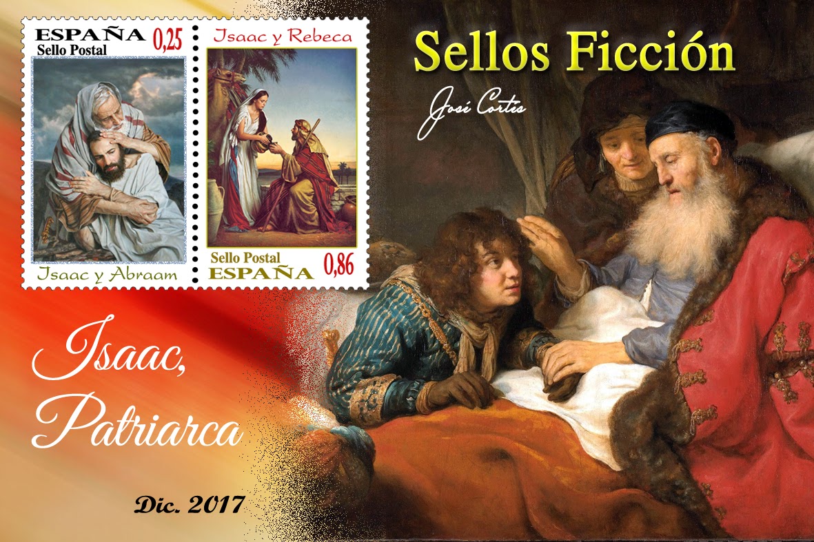 SELLOS FICCIÓN: Personajes bíblicos, Isaac Patriarca.