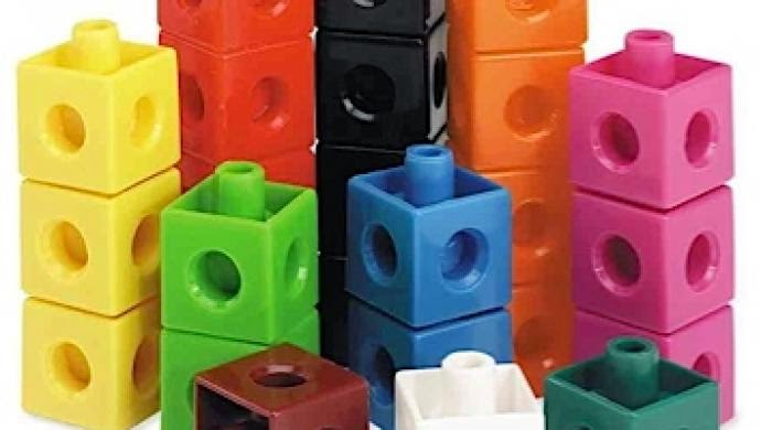 Amazing Action Alphabet: Measuring With Snap Cubes
