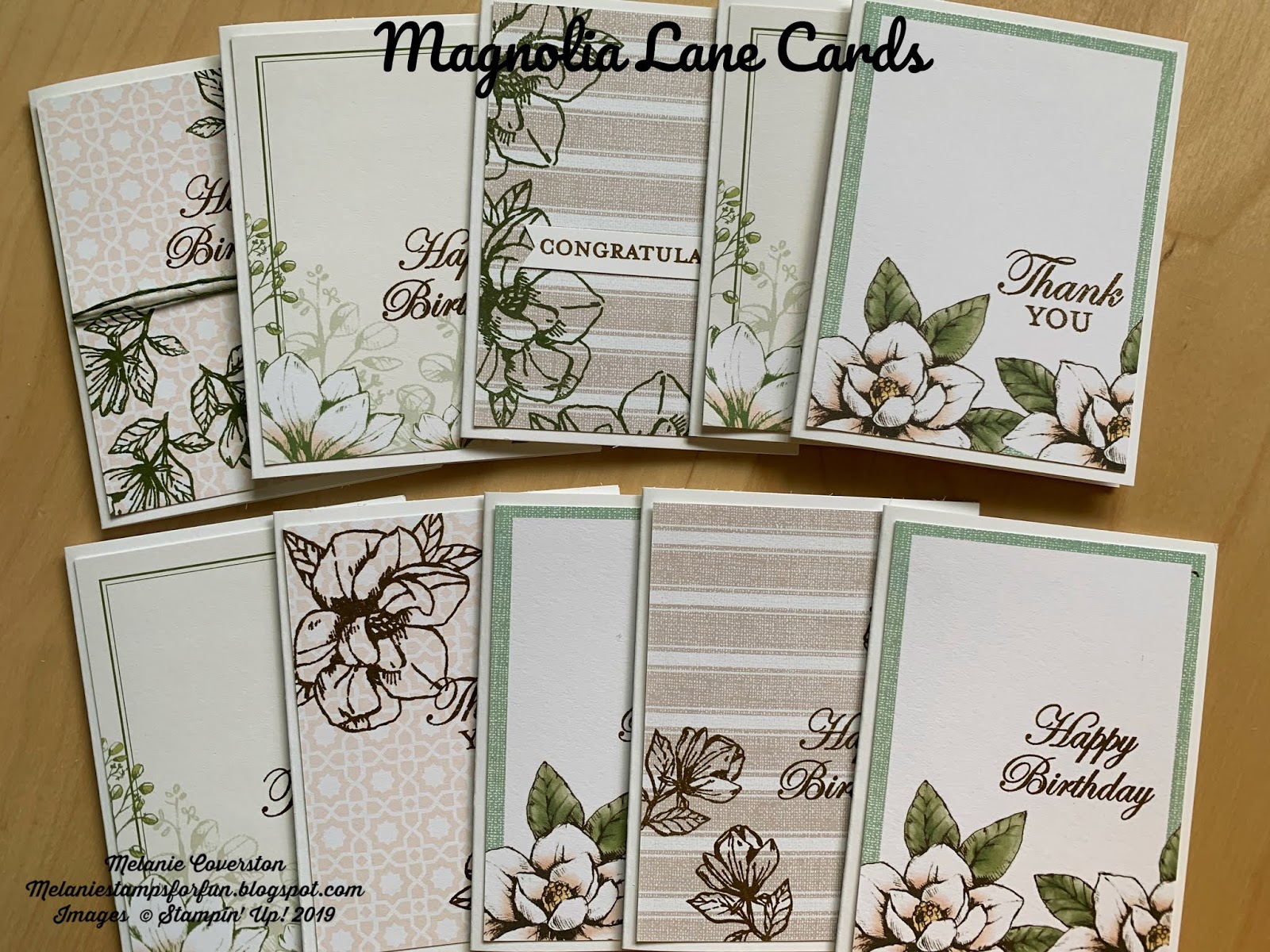 Stamp With Melanie: Magnolia Lane Cards