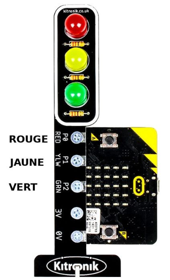 MicroBit : Commande de feux tricolores - MCHobby - Le Blog