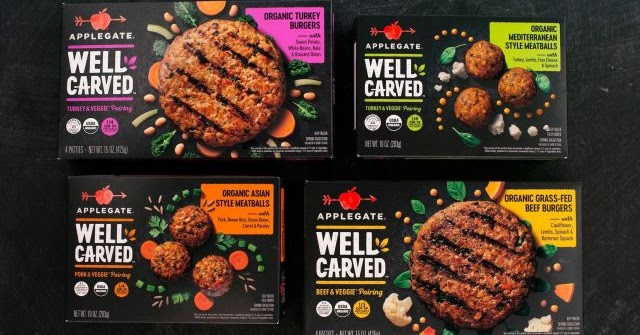 Applegate Introduces New Line of Organic Blended Burgers and Meatlballs