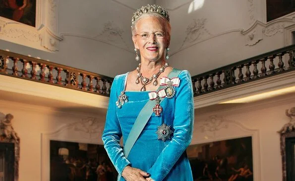 Queen Margrethe's new official portrait has been released