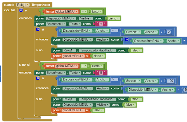 Inventor Apps: Menu Lateral en App Inventor 2