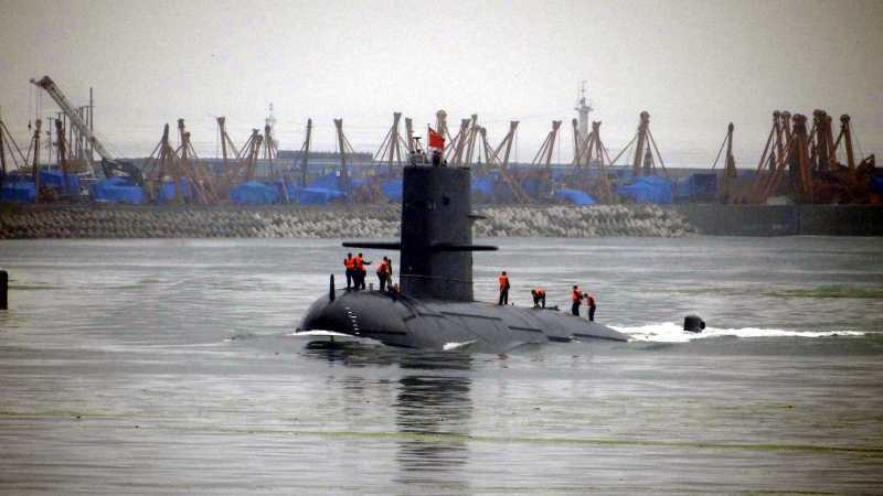 Chinese Type 039 Song Class Diesel Electric Submarine (SSK) in Hong ...