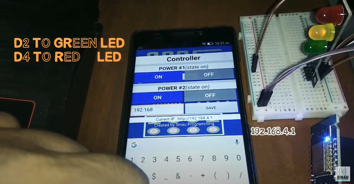 Tutorial Access Point Wemos Esp8266 LED Control | SINAU PROGRAMMING