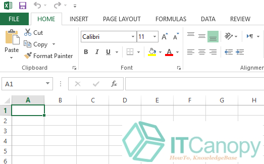 Move or scroll through a worksheet in MS Excel