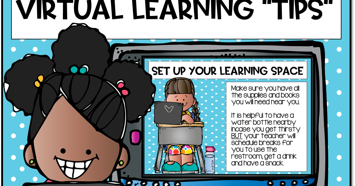 1st Grade Hip Hip Hooray!: Virtual Learning "Tips" for Students!