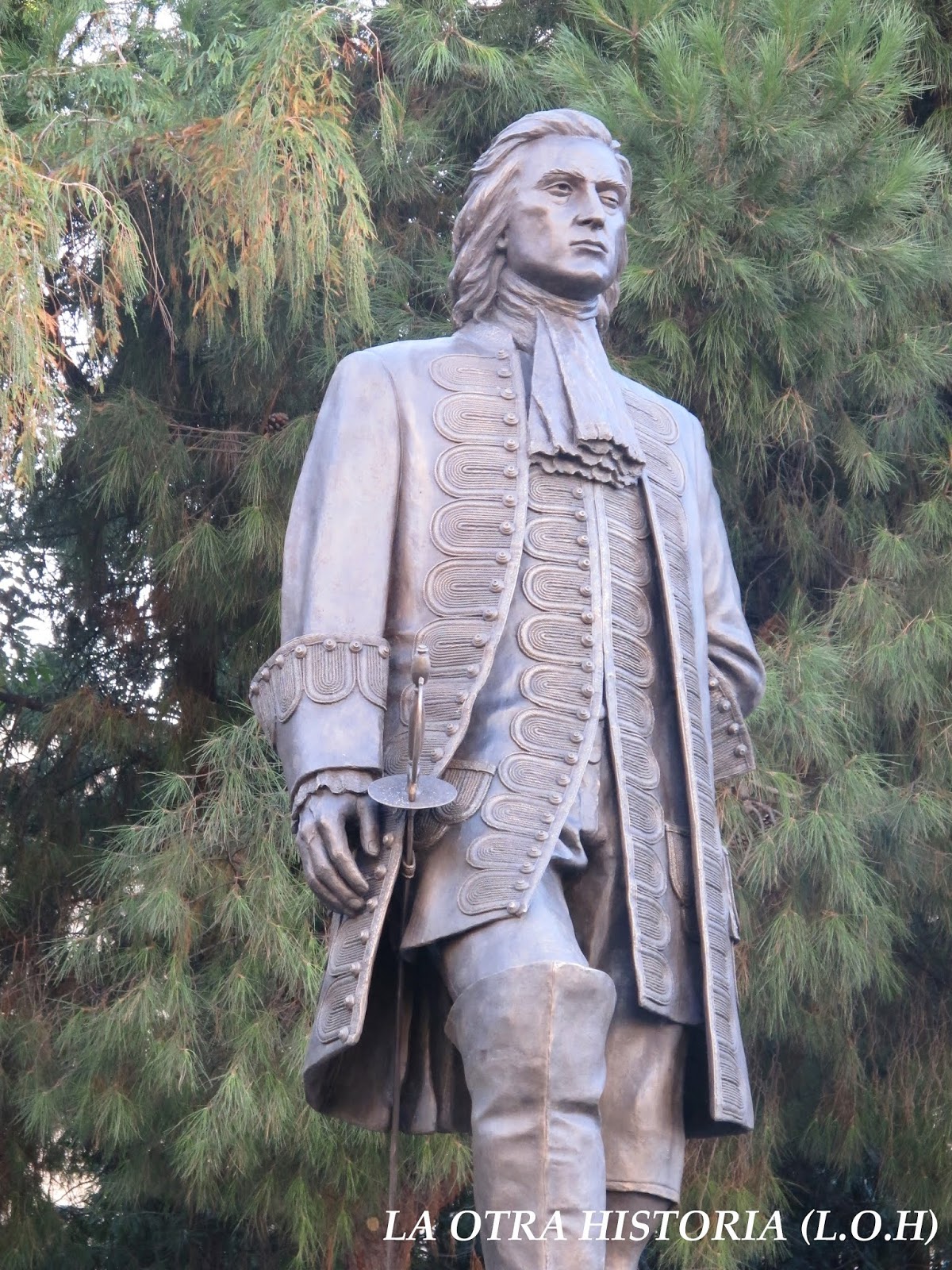 .: Estatua de Don Blas de Lezo en la plaza de Colón (Madrid)