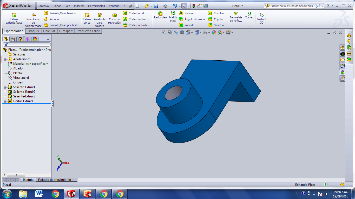 Ramos Luis 3A Solidworks: Parcial 01