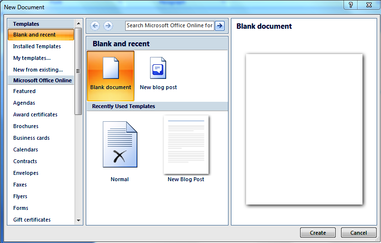 Create Template in Ms Word | Computer all notes