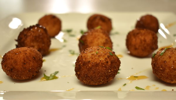 Deep Fried Goat Cheese Balls