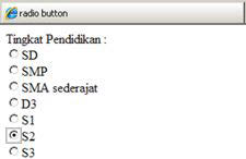Kode html untuk membuat Komponen input file dan Komponen radio button ...