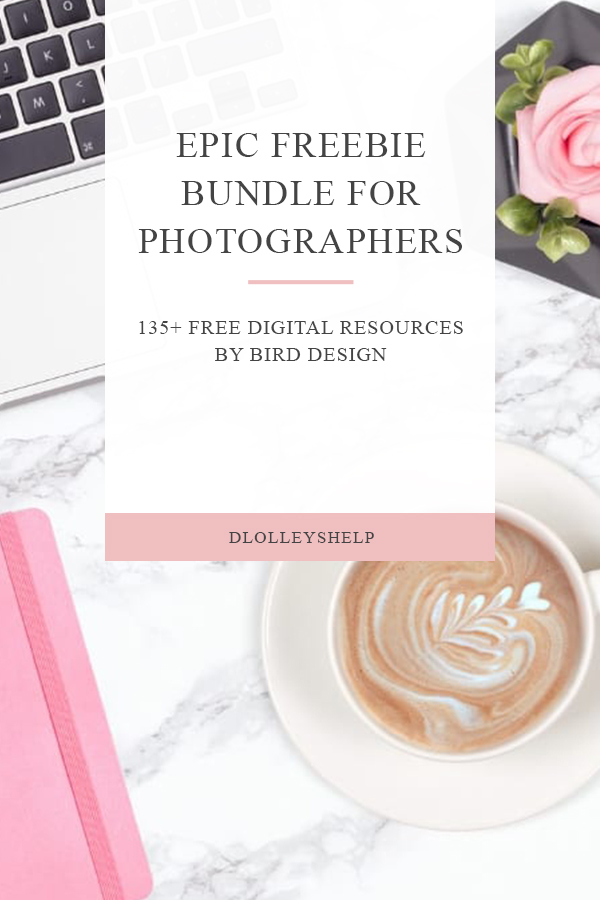DLOLLEYS HELP: EPIC Freebie Bundle for Photographers From Bird Design