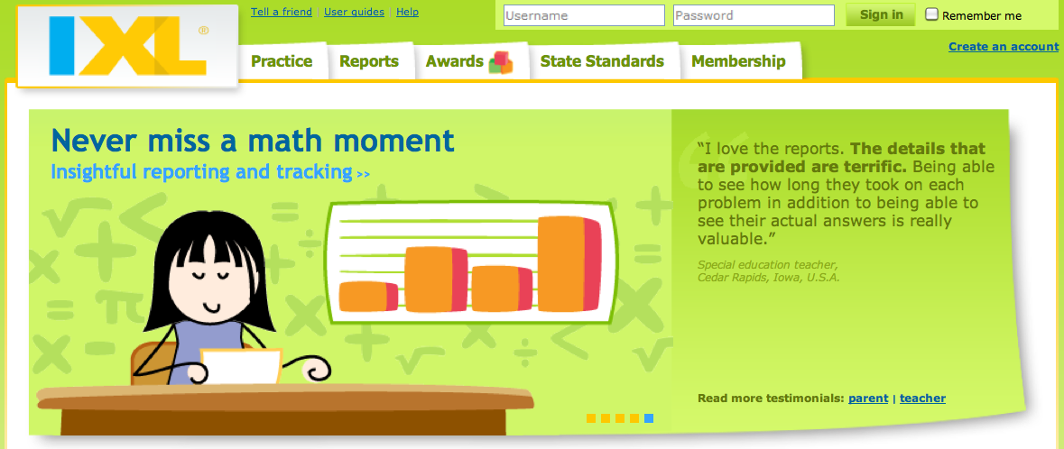 A Day in 3K: IXL Math