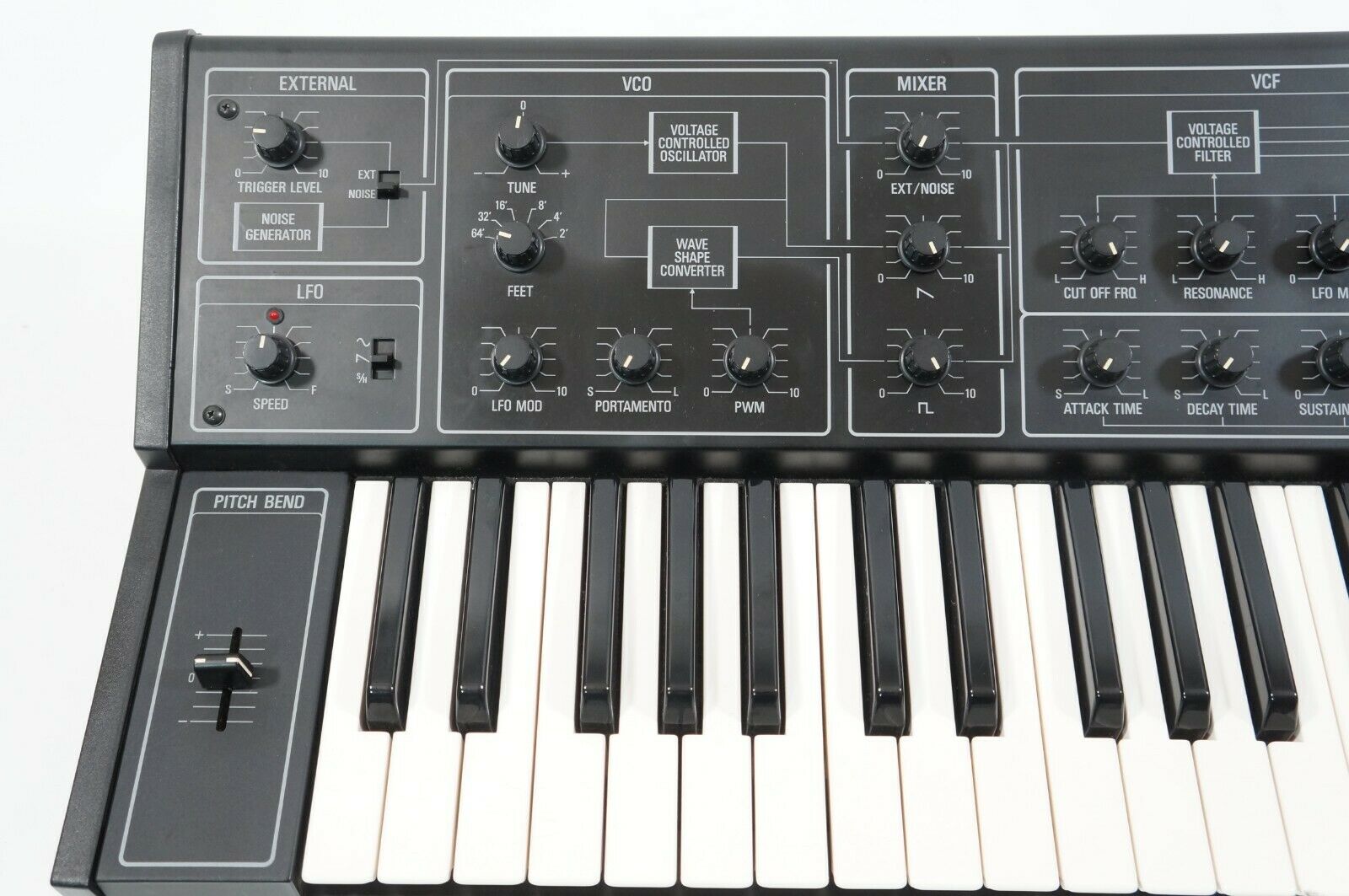 MATRIXSYNTH: YAMAHA CS5 Monophonic Analog Synthesizer w/ Original Case ...