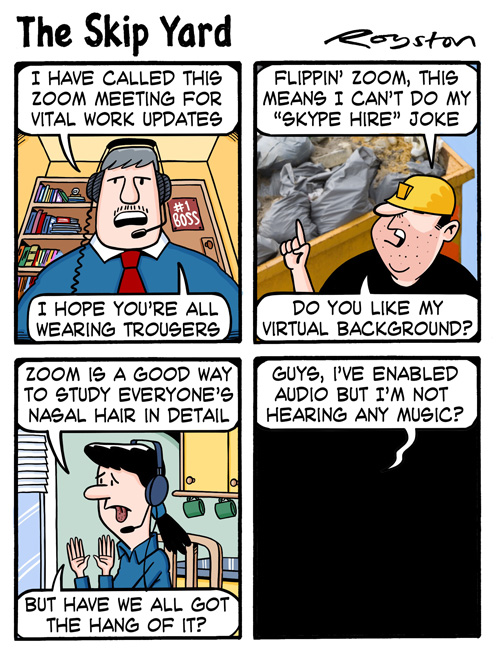 Royston Cartoons: Zoom: A new cartoon genre