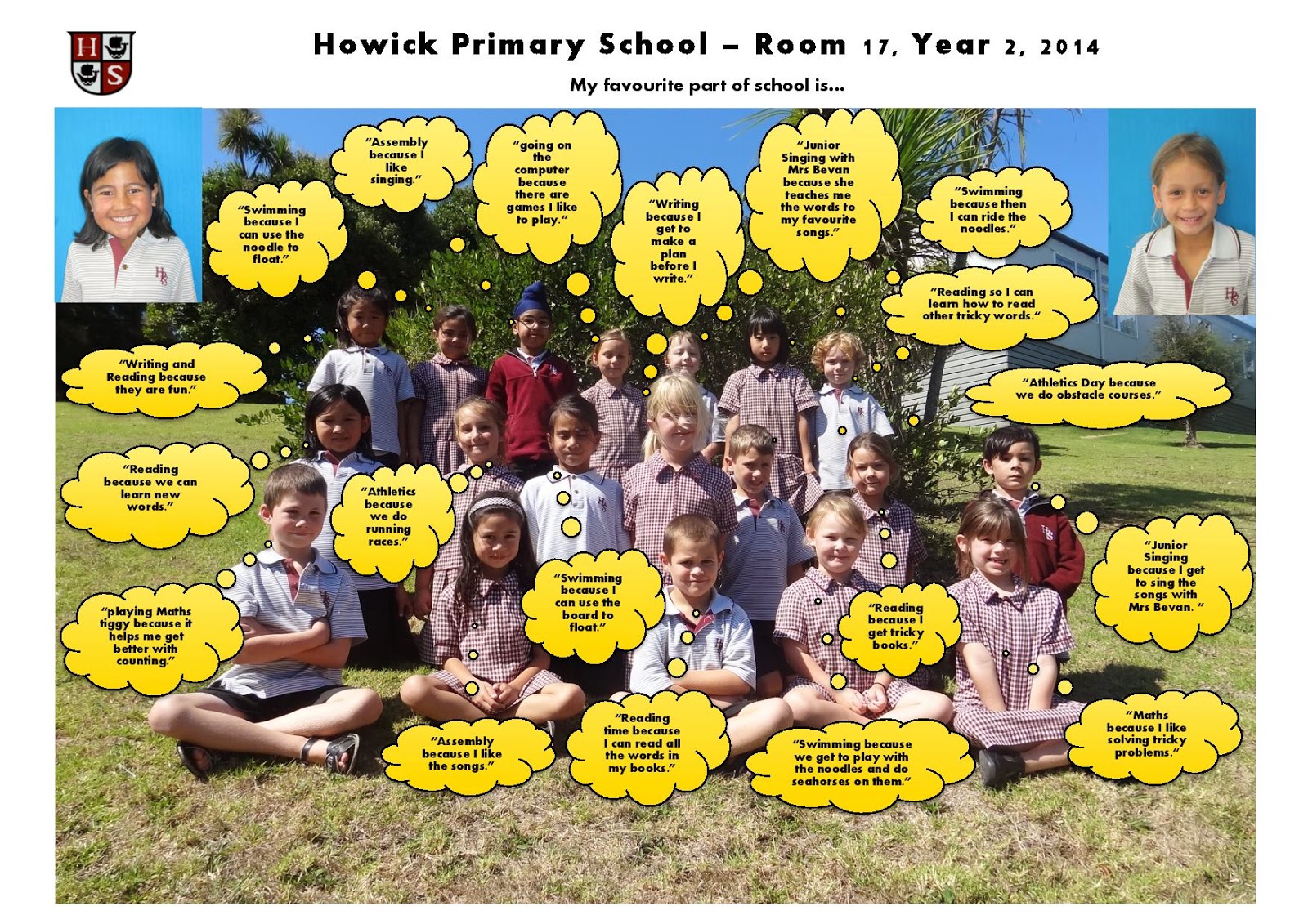 Room 17 @ Howick Primary School: April 2014