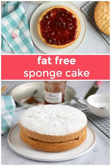 Fat Free and Reduced Sugar Sponge Cake - A Cornish Food Blog | Jam and ...
