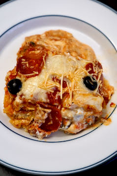 Savory Sweet and Satisfying: Deep Dish Pizza Lasagna