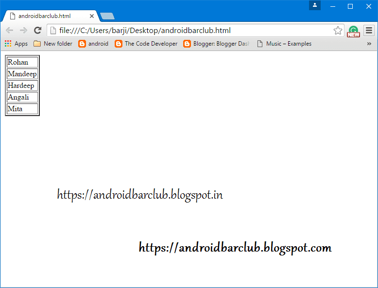 Html Tables How To Create Html Table In Webpage And Website