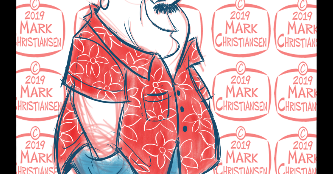 Mark Christiansen's Art and Cartoon Blog