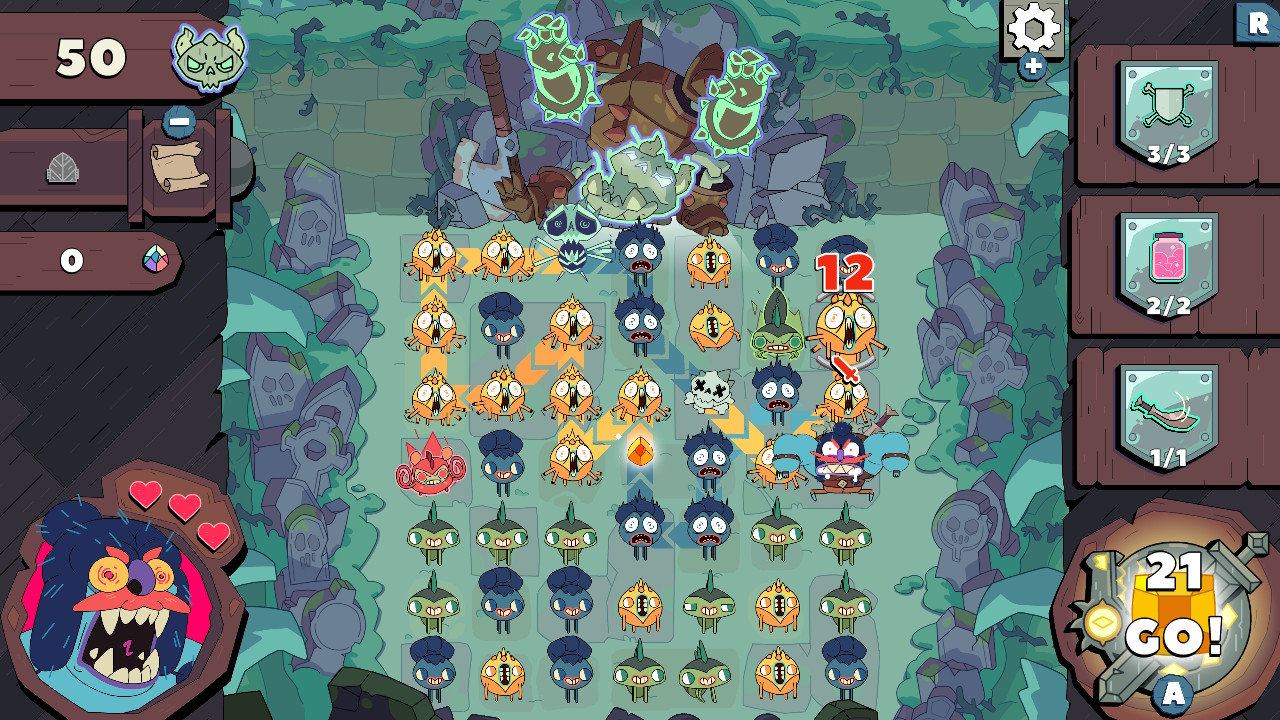 Análise: Grindstone (Switch) — derrotando monstros em um puzzle ...