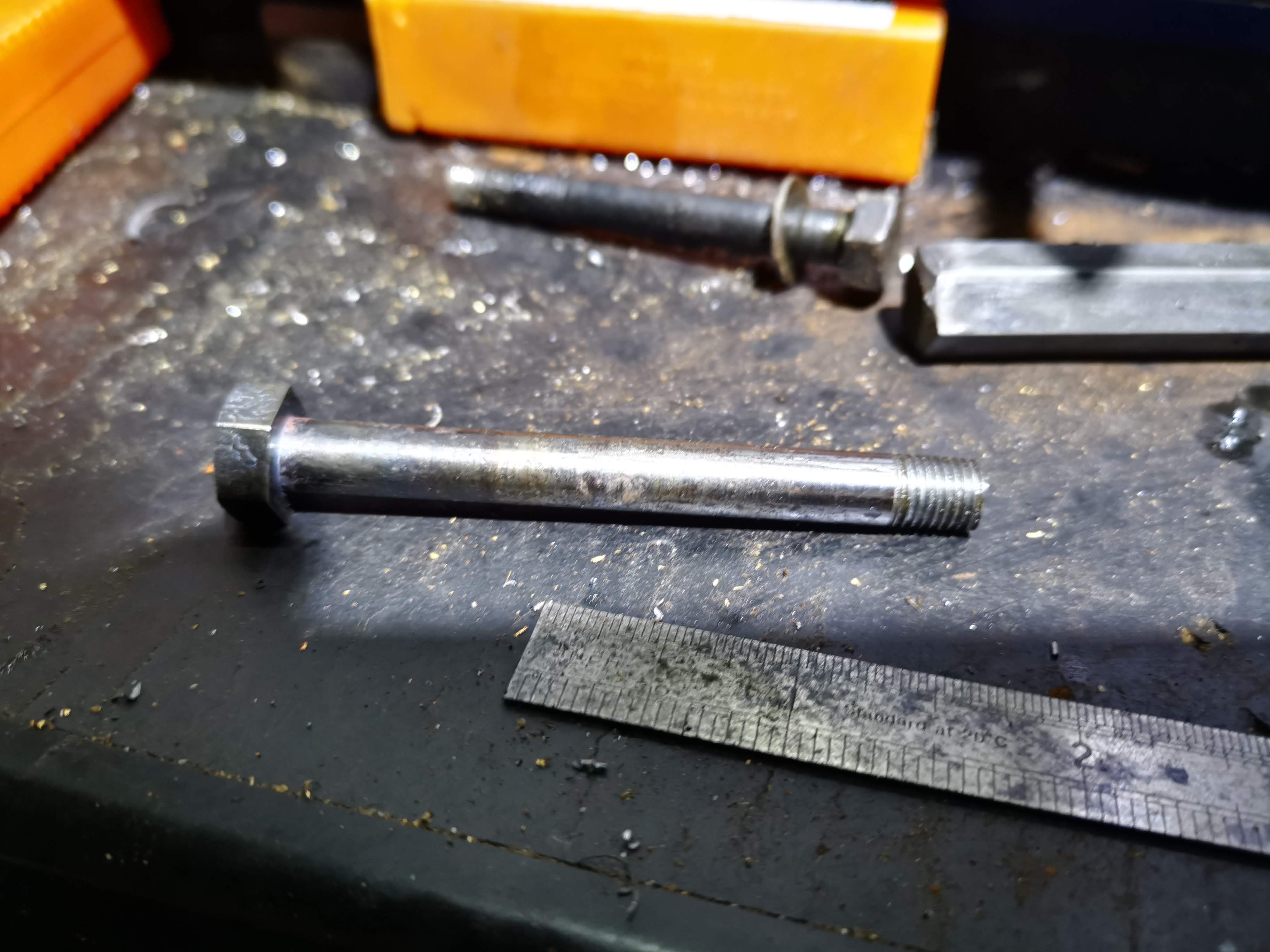 Amelia Squariel: Charlie's shed - Making bolts