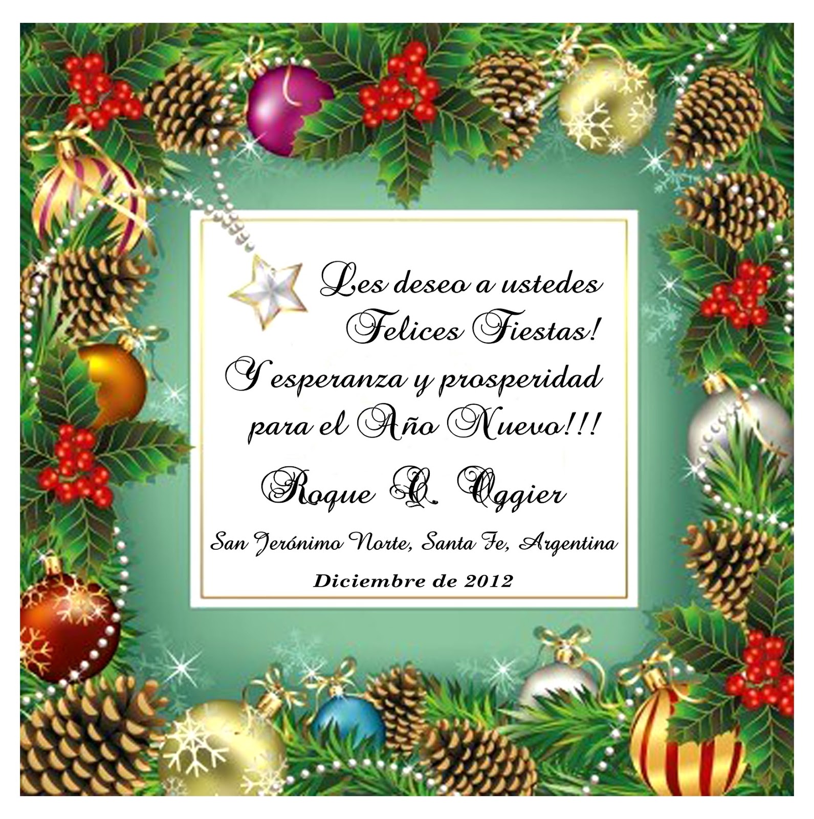 Biblioteca Francisco Poncini - Sociedad Suiza Paysandú: SALUDOS ...