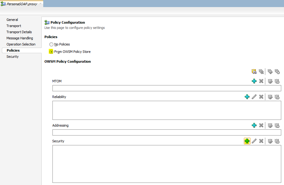 OWSM and WS-Security: Username Token Authentication for SOAP and REST ...