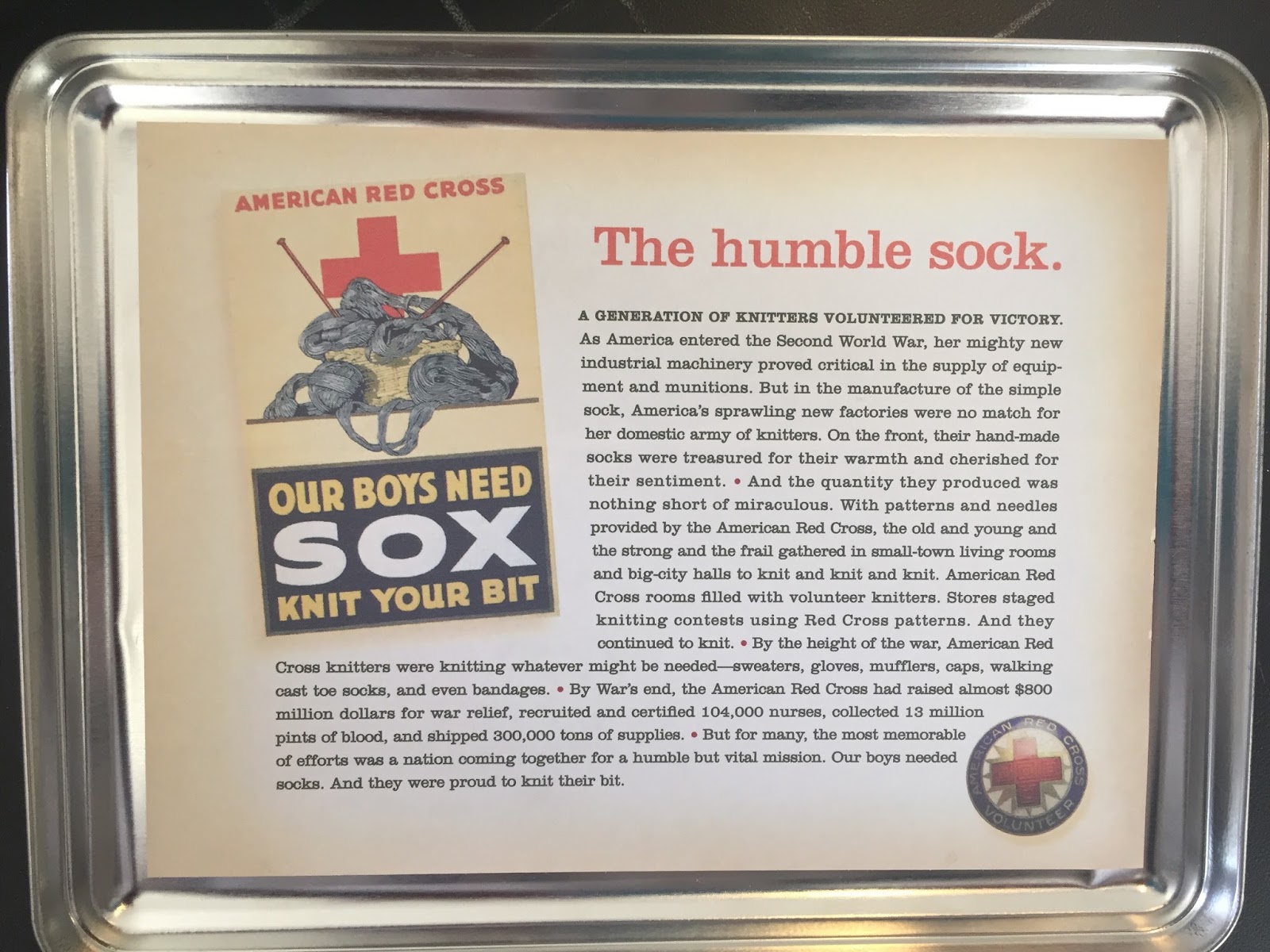 Reclaimed Stitches: Knitting Socks for the Red Cross
