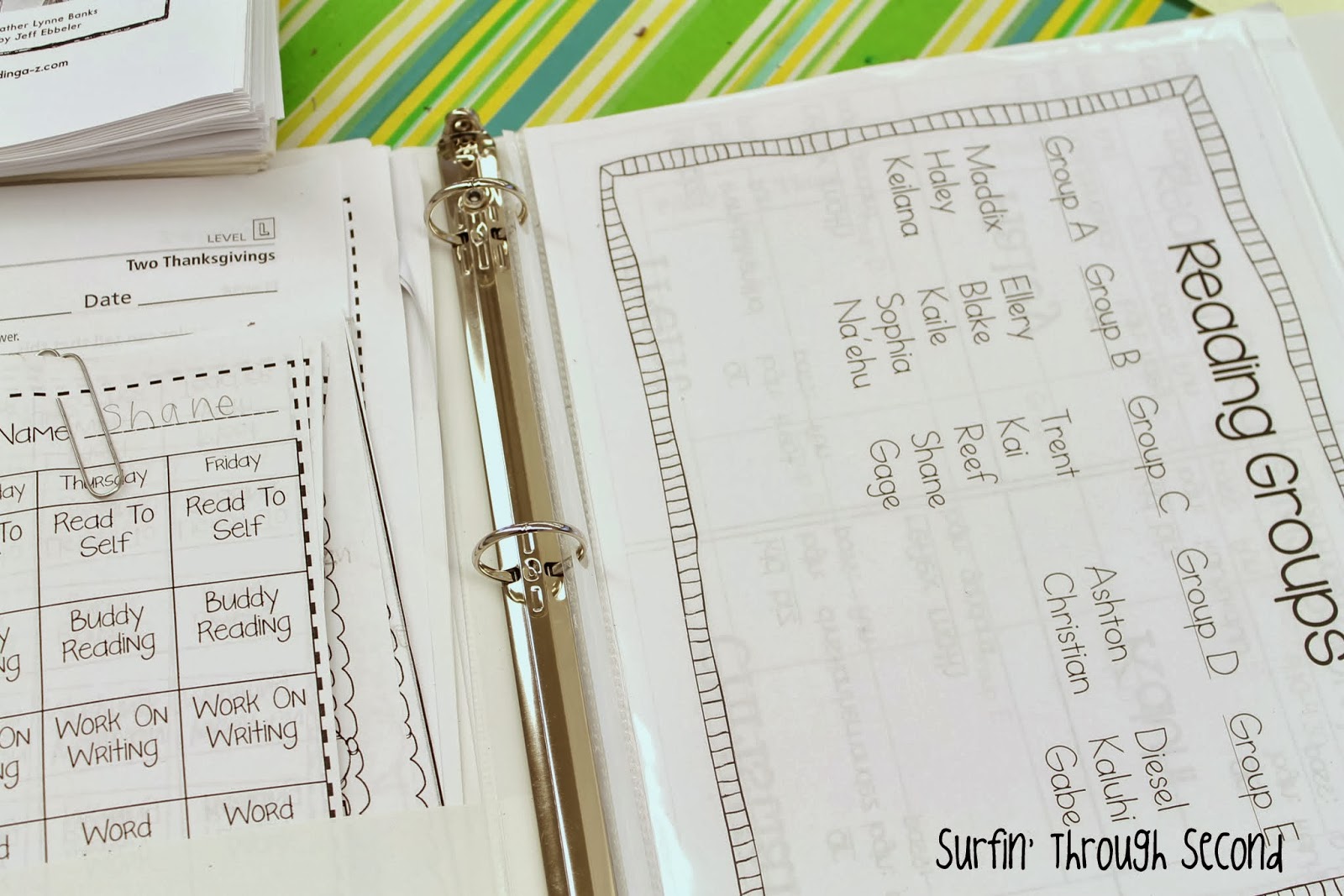 Guided Reading and Daily 5 - Surfin' Through Second