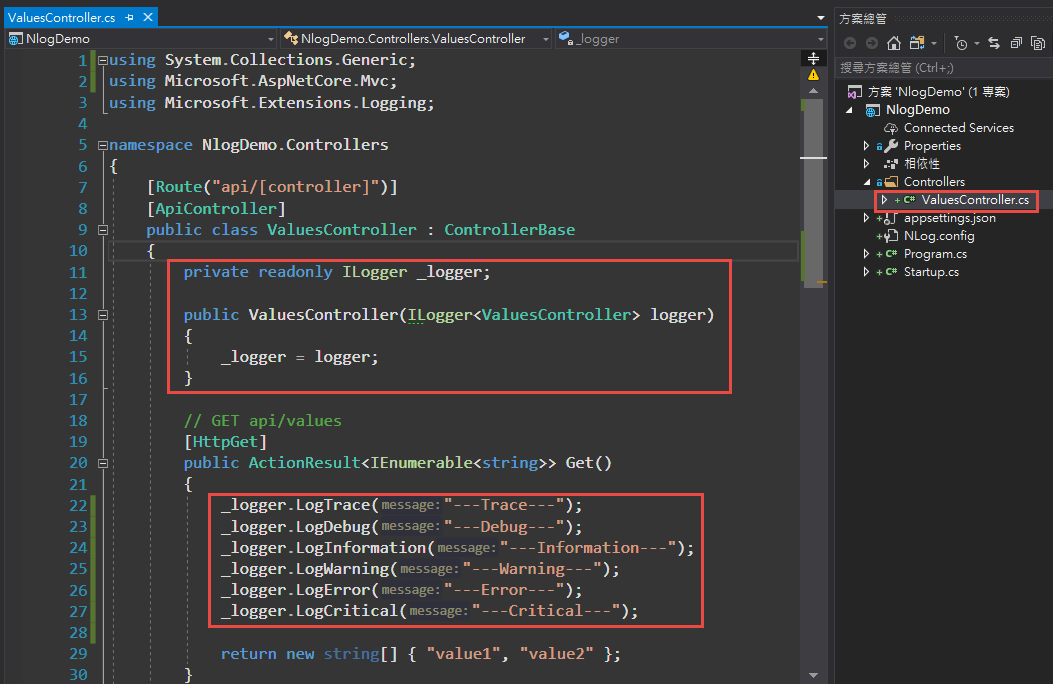 File Logging Using Nlog In Aspnet Core