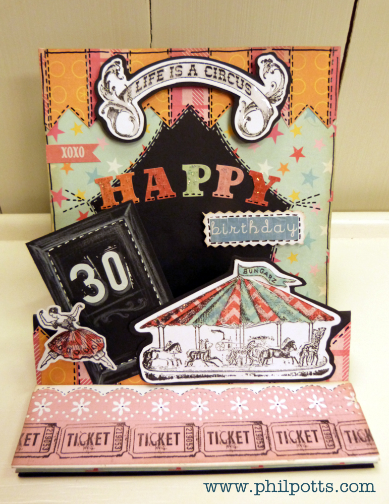Philpotts: Carousel Circus pop up card ...