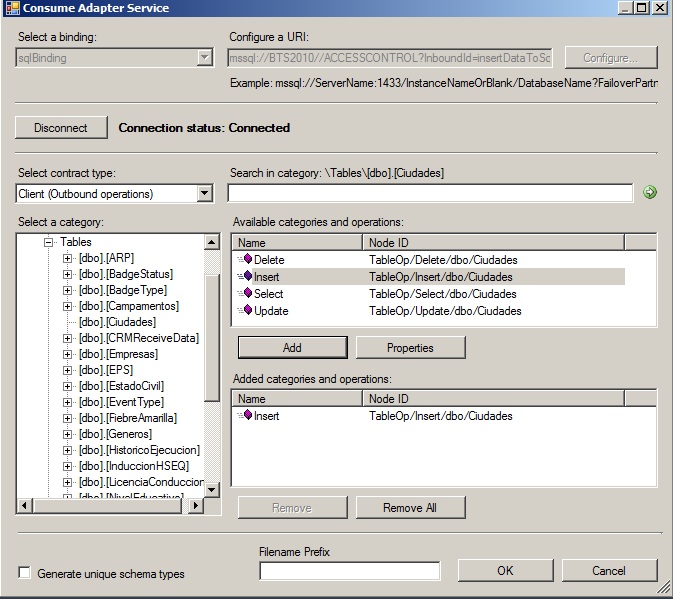 Inserción de Datos de Biztalk hacia Sql Server Inserción de Datos de Biztalk hacia Sql Server