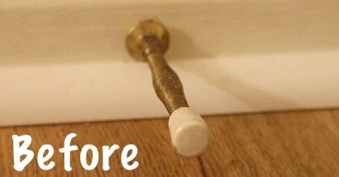 How to Install A Spring Door Stop | It has grown on me!