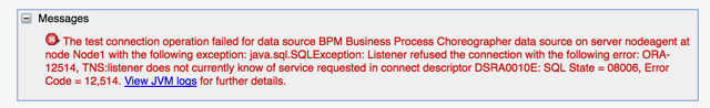 A Portal To A Portal Ora 12514 Tns Listener Does Not Currently Know Of Service Requested In