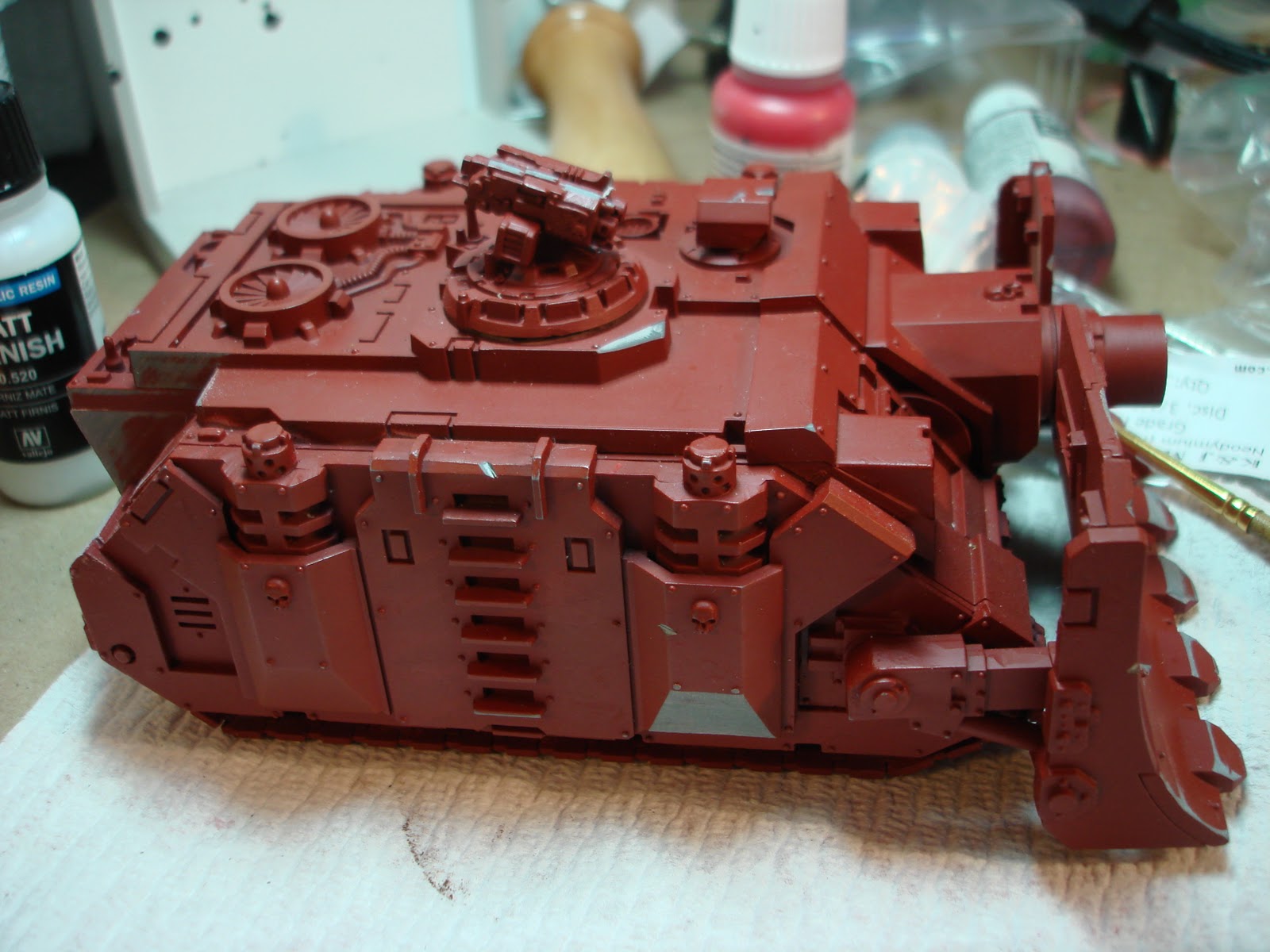 Tex-Wargame-Painting: Blood Angels Vindicator