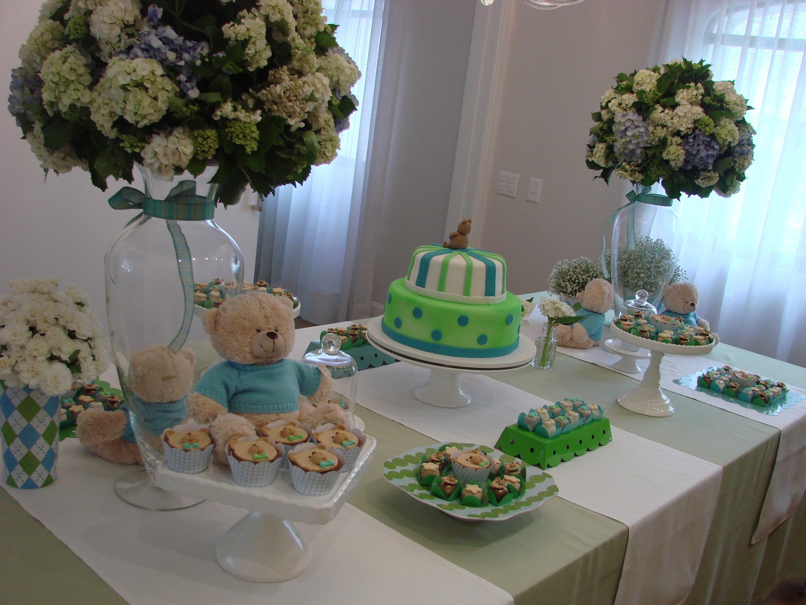 Ka_ideia!: Chá de Bebe Verde e Azul