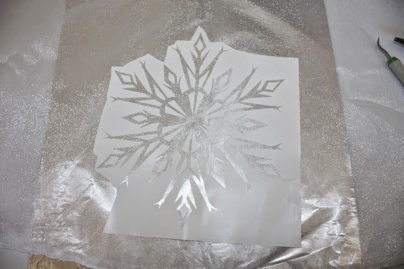 Elsa Ice Stencil Tutorial