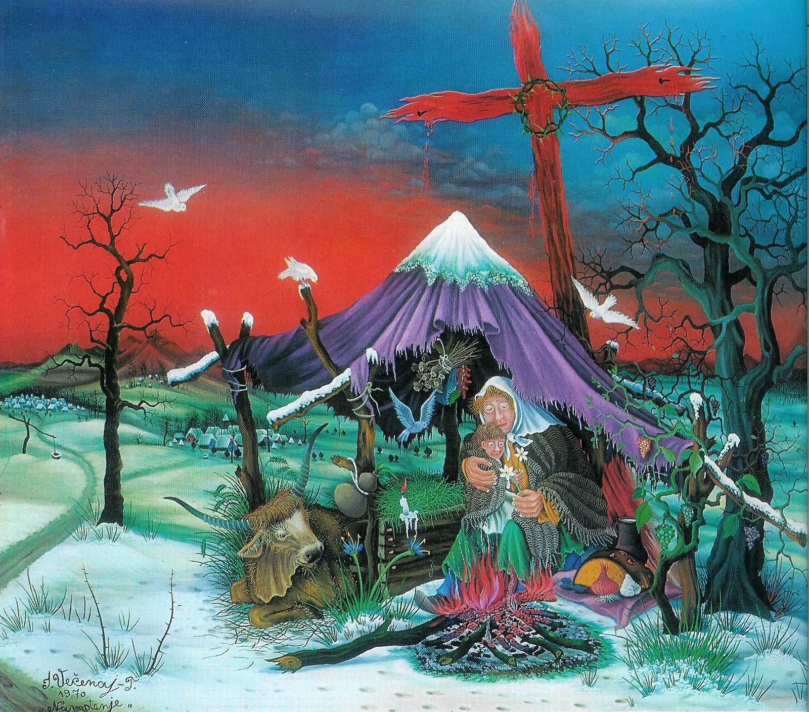 Il Natale di Ivan Vecenaj | Croatian Naive Art info