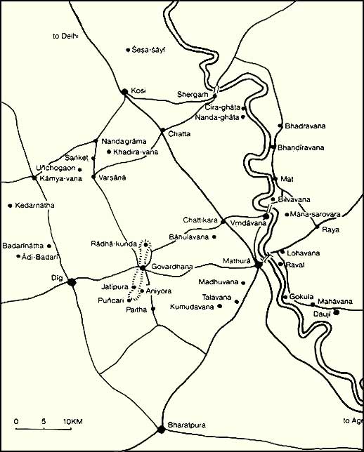 Vrindavan Map