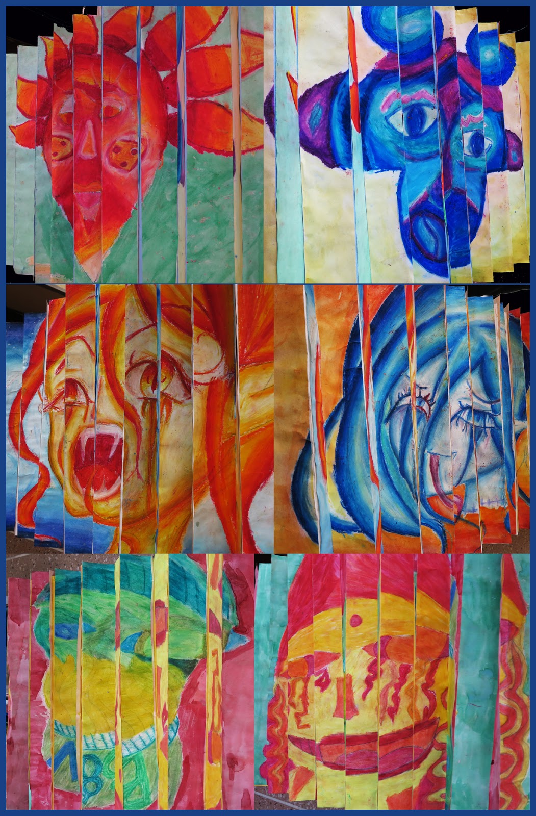 The Visual Arts Studio: Expressive Portraits: Grade 6