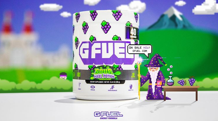 The Supp Plug: The New Twitch Inspired G Fuel Flavor Sour Pixel Potion ...